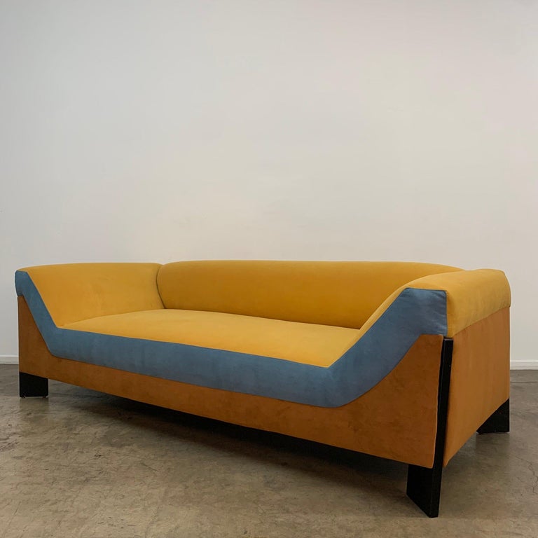 1970s Retro Style “Open Arms Sofa”, Made to Order For Sale at 1stDibs