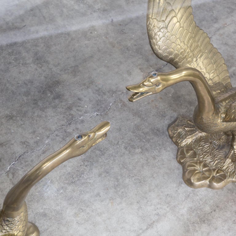 1970s Sculptural ‘goose’ Coffee Table with Glass Table Top For Sale at ...