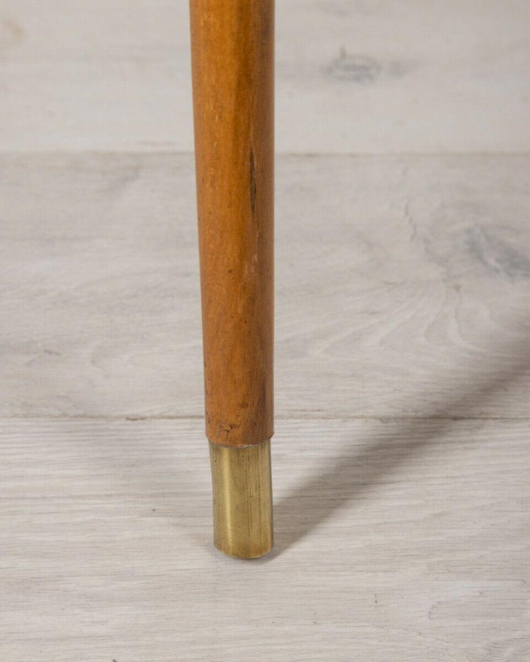 70s Vintage Table in Wood and Red Formica Italian Design For Sale at ...