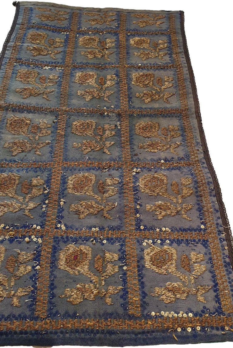 714 - Beautiful Antique Turkish Ottoman Embroidery For Sale at 1stDibs