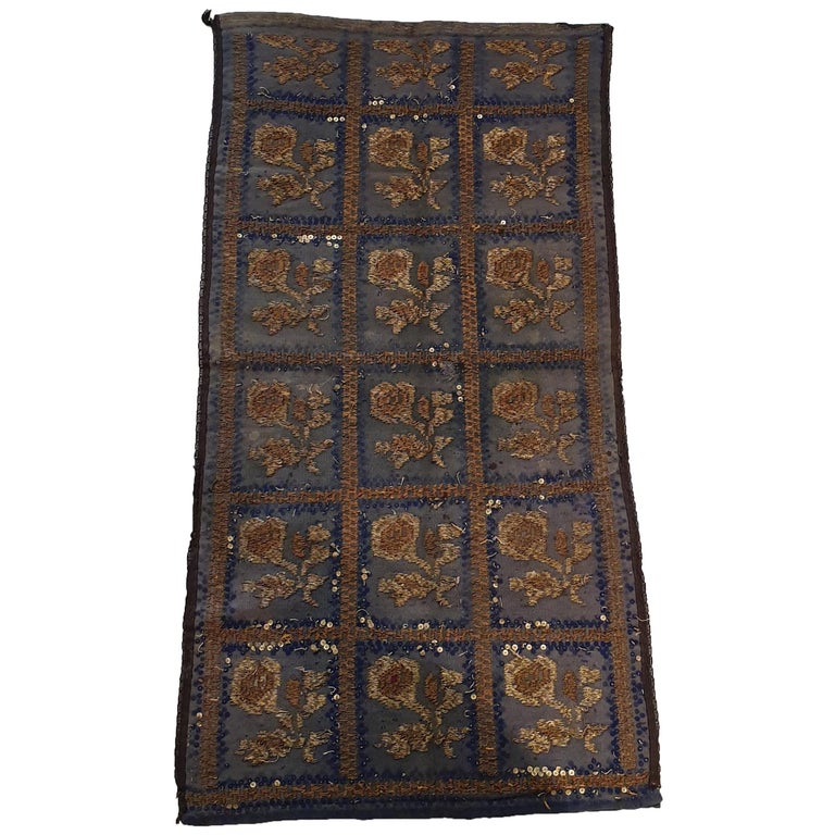 714 - Beautiful Antique Turkish Ottoman Embroidery For Sale at 1stDibs