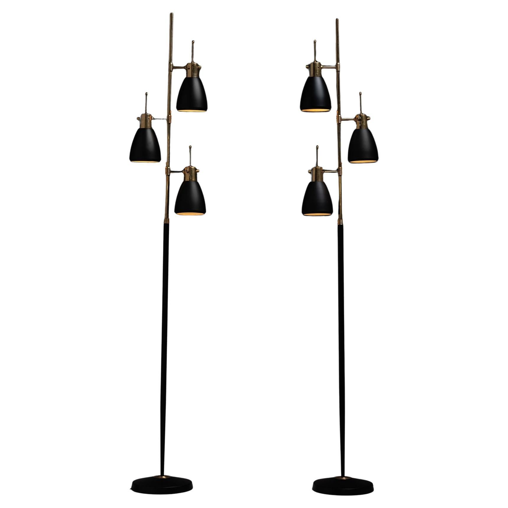 Monix Floor Lamps, France, Circa 1950 at 1stDibs