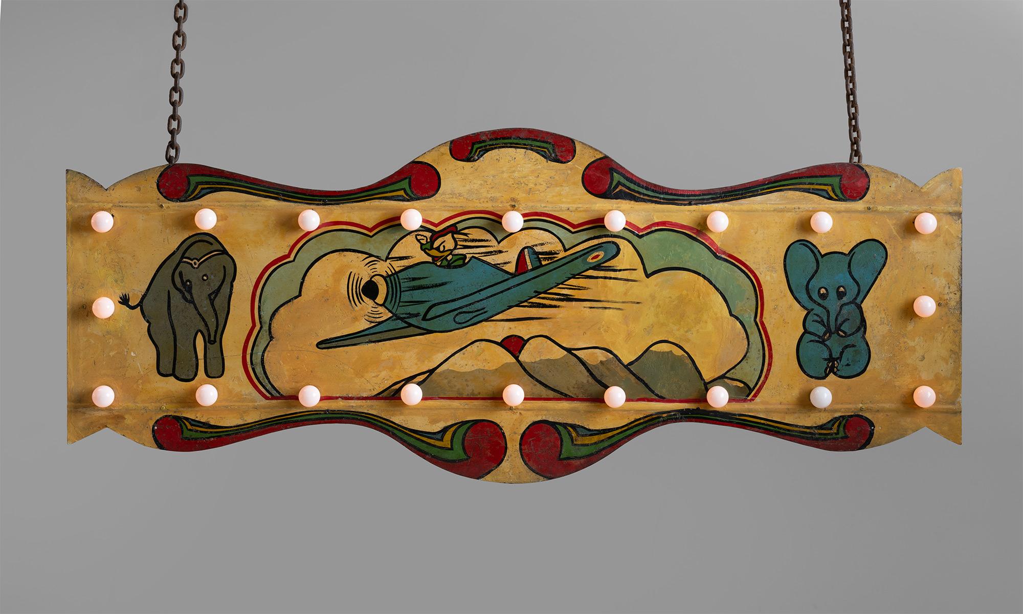 “Donald Duck Flying” Fairground Sign, England, Circa 1930 For Sale at ...