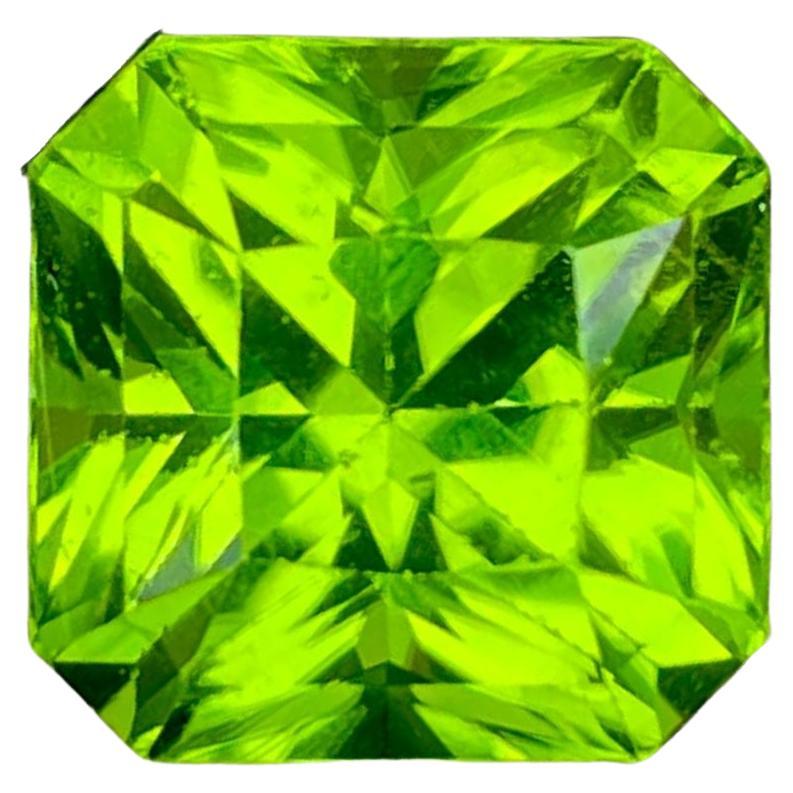 7.44 Carats Peridot Stone Custom Precision Cut Natural Pakistani ...