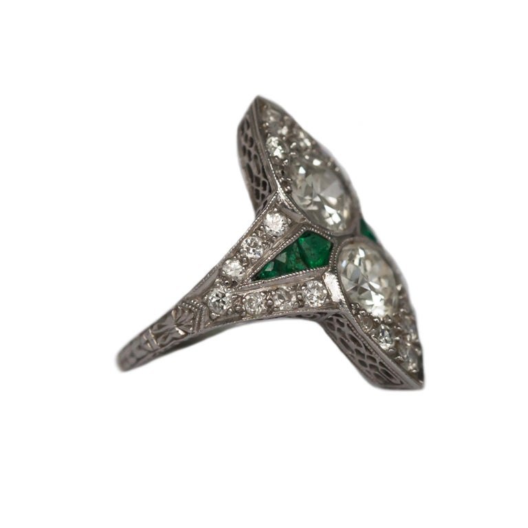 .75 Carat Diamond Platinum Engagement Ring For Sale at 1stDibs | .75 ...
