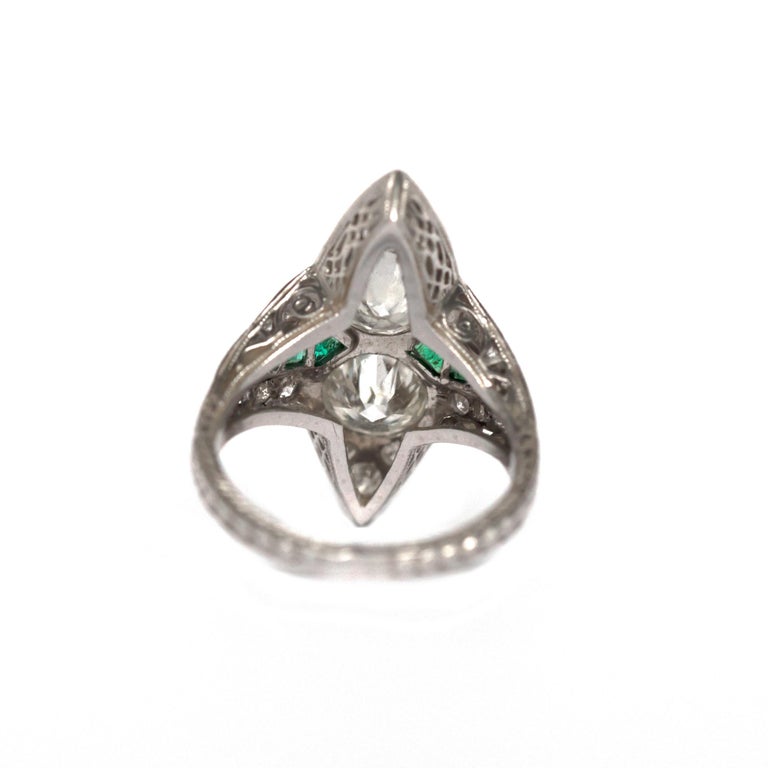 .75 Carat Diamond Platinum Engagement Ring For Sale at 1stDibs | .75 ...