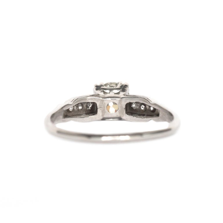.75 Carat Diamond Platinum Engagement Ring For Sale at 1stDibs | .75 ...