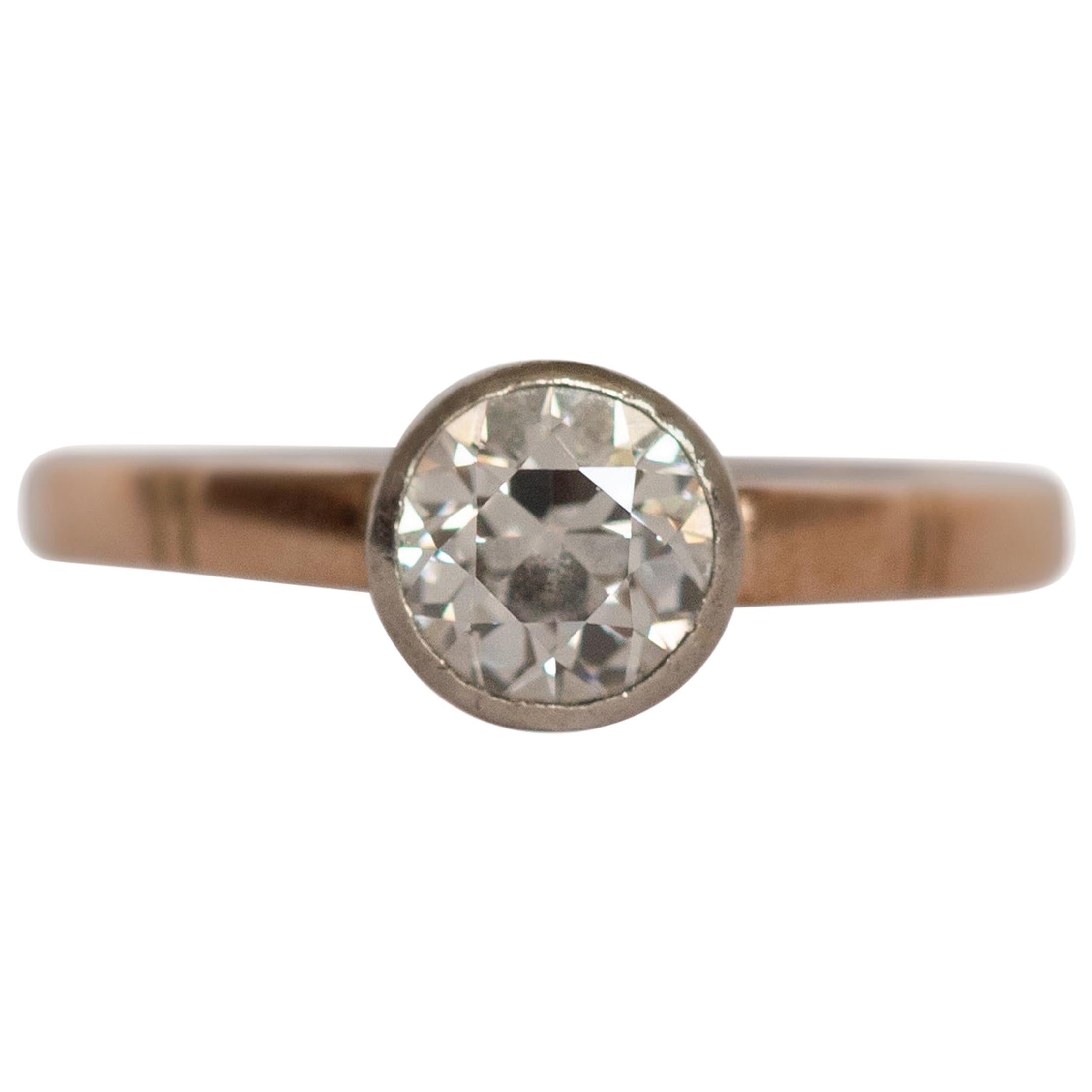 .75 Carat Diamond Platinum Engagement Ring For Sale at 1stDibs | .75 ...