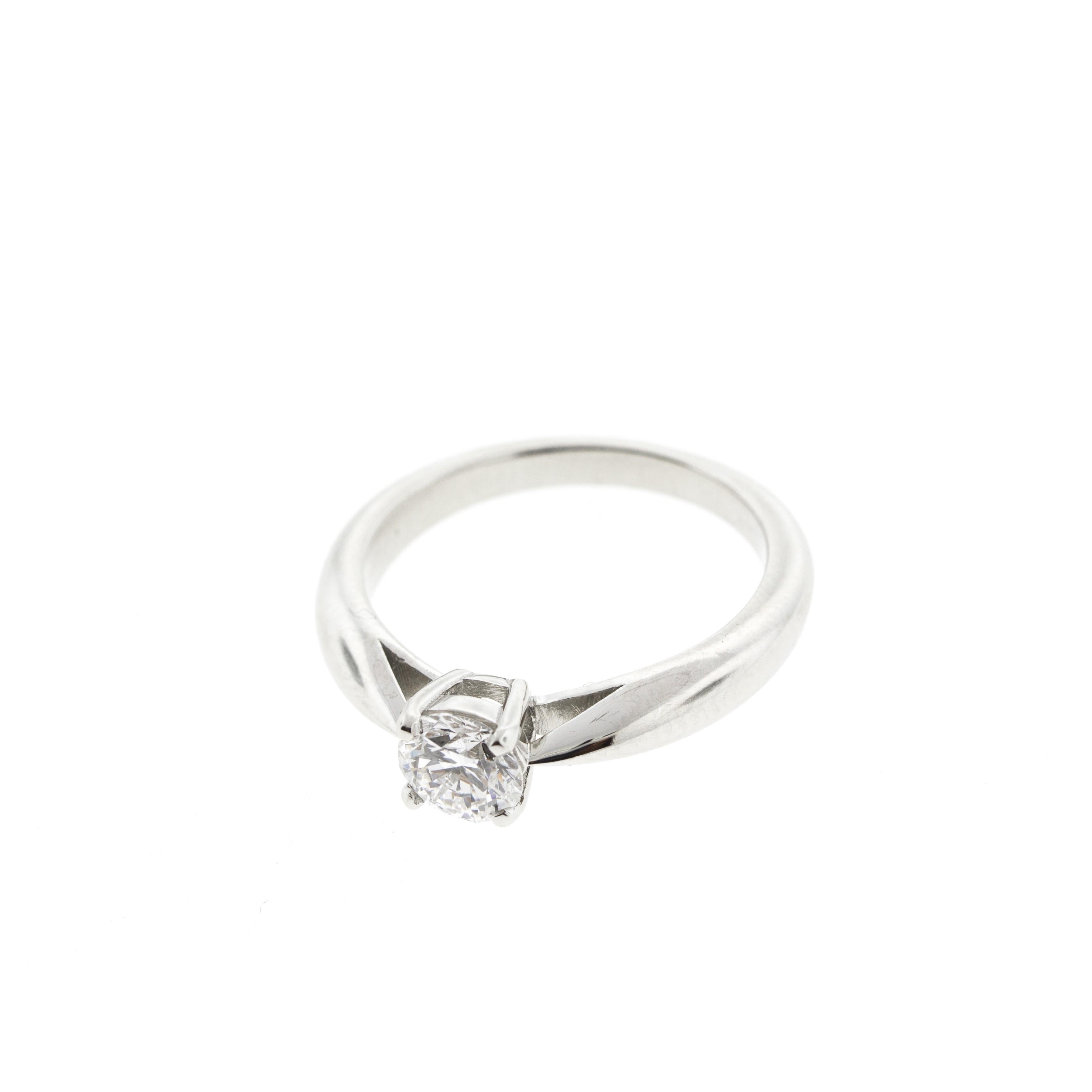 .75 D Color Internally Flawless GIA Reverse Taper Diamond Engagement ...
