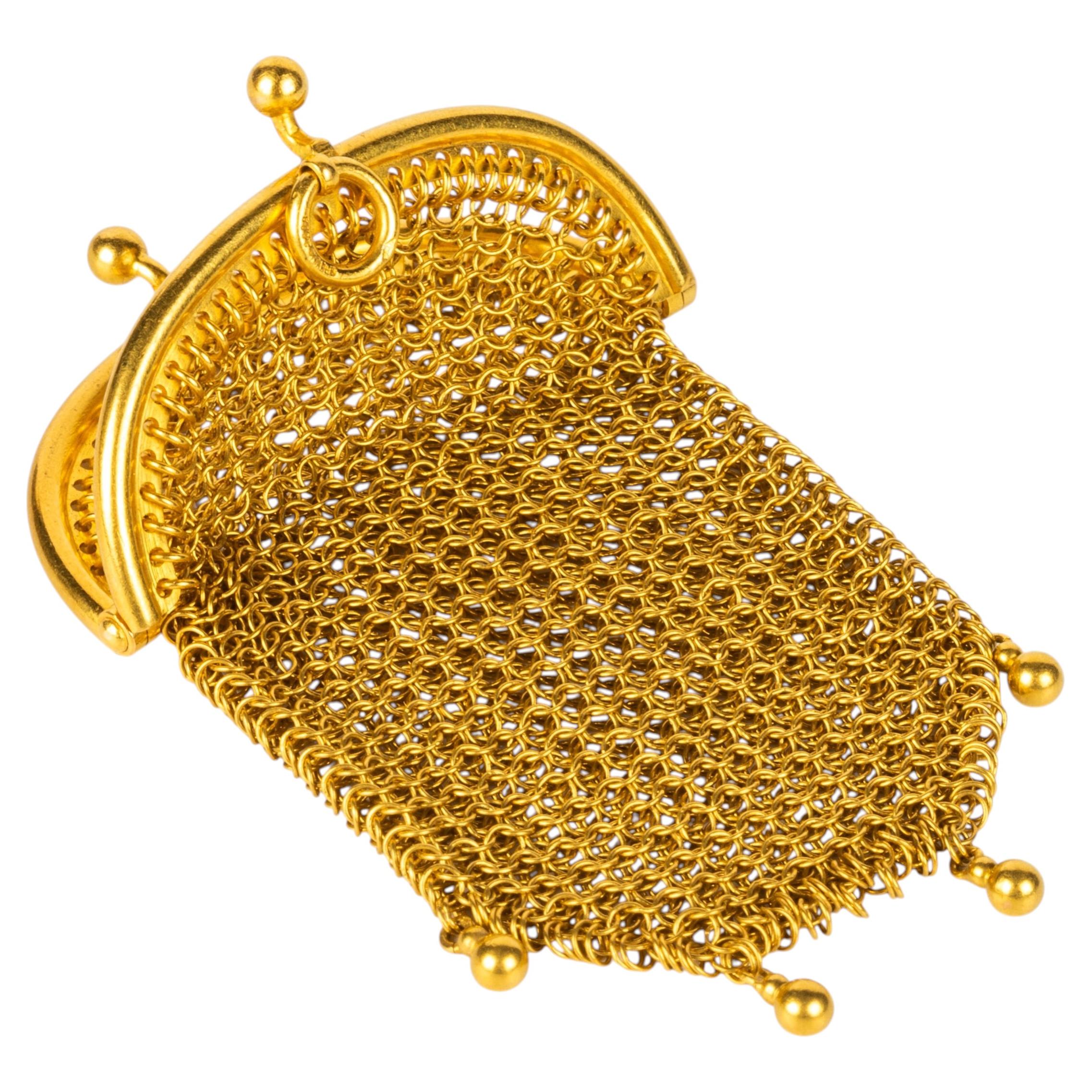 750 Gold Coin Purse - 18 Karat For Sale at 1stDibs