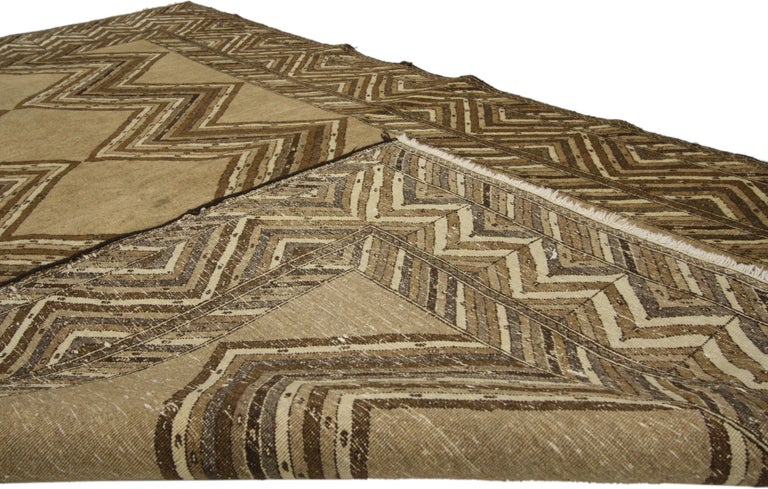 Vintage Persian Semnan Rug with Mid-Century Modern Style For Sale at ...