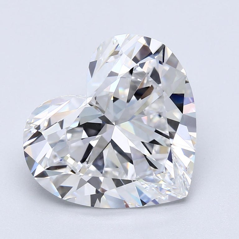 7.54 Heart-Shaped D IF Diamond Pendant GIA Certified For Sale at 1stDibs