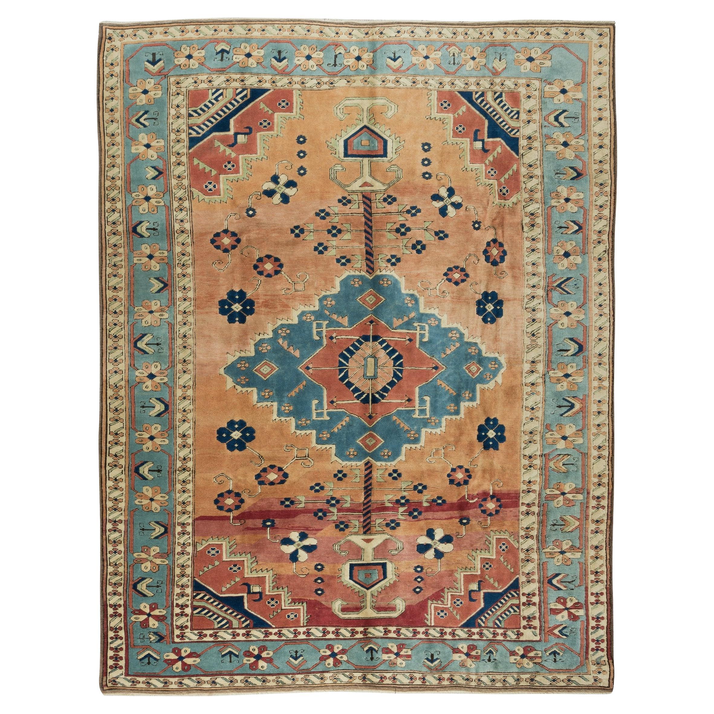 Traditional Carpet Door Mat-Refurbished Handmade Wool Entrance Mat Rug ...