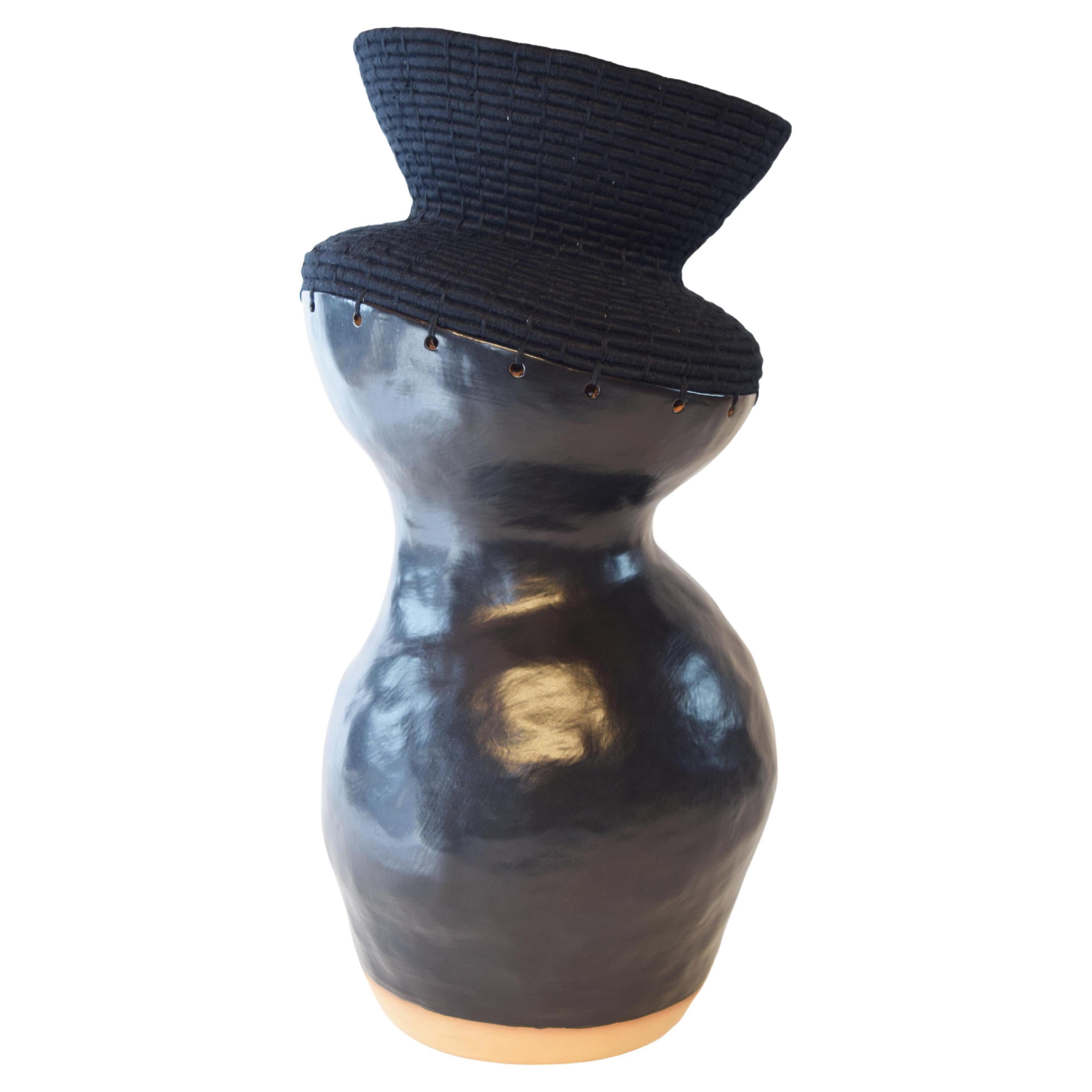 762 Black Vessel by Karen Gayle Tinney For Sale at 1stDibs