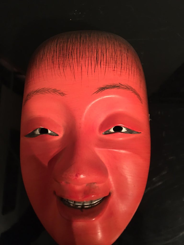 780 Japanese Noh Mask of Sho-Jo For Sale at 1stDibs