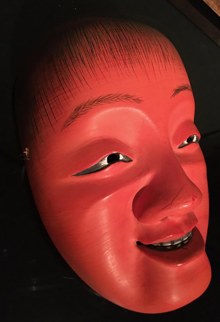 780 Japanese Noh Mask of Sho-Jo For Sale at 1stDibs