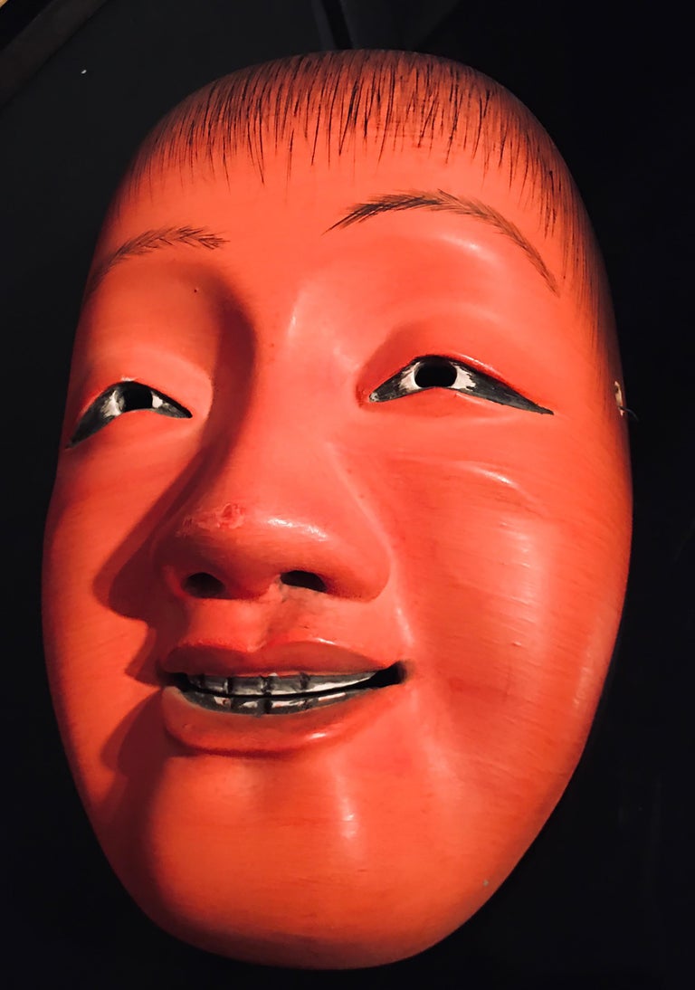 780 Japanese Noh Mask of Sho-Jo For Sale at 1stDibs