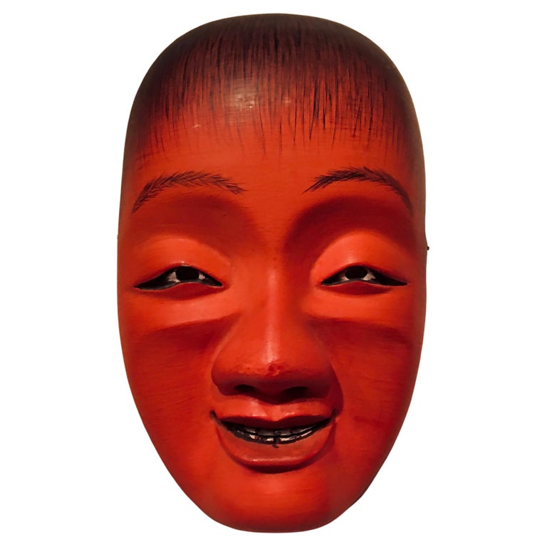 780 Japanese Noh Mask of Sho-Jo For Sale at 1stDibs
