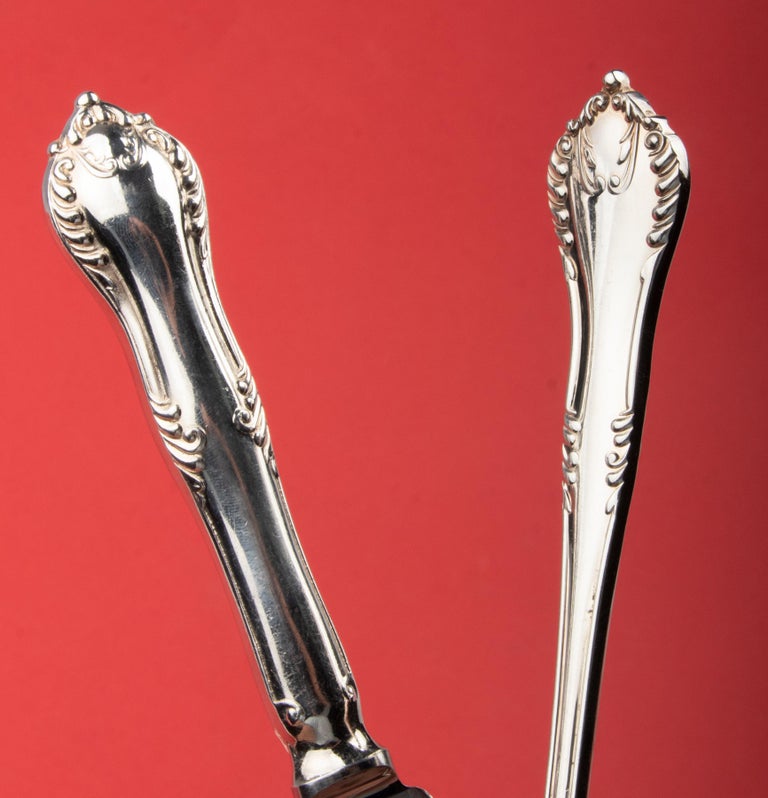 79-Piece Set of Silver Plated Flatware for 8 Persons by Mappin and Webb ...