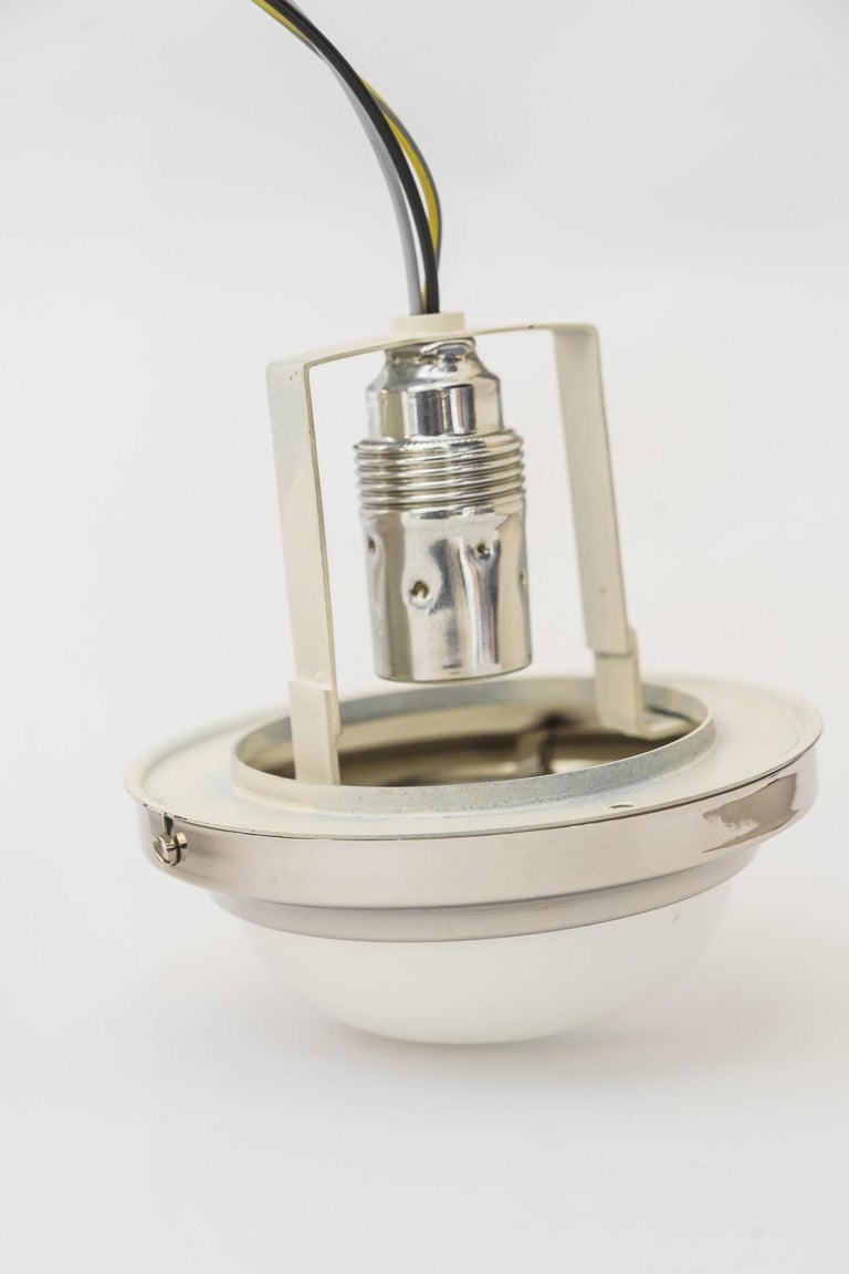 7x Intermediate Ceiling Lamps Nickel Plated Vienna Around, 1920s For ...