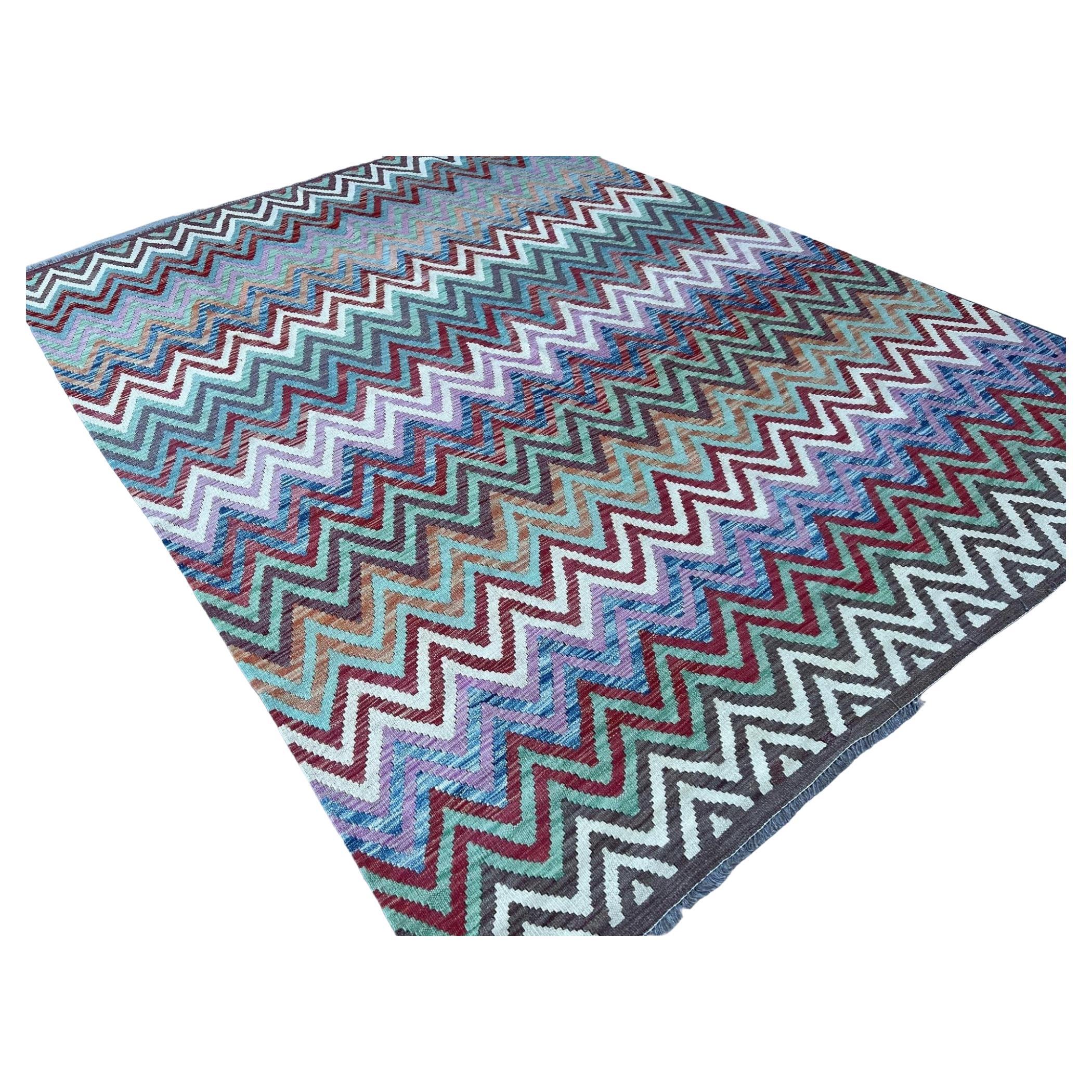 Hand-Knotted Afghan Rug Premium Hand-Spun Afghan Wool Fair Trade For ...