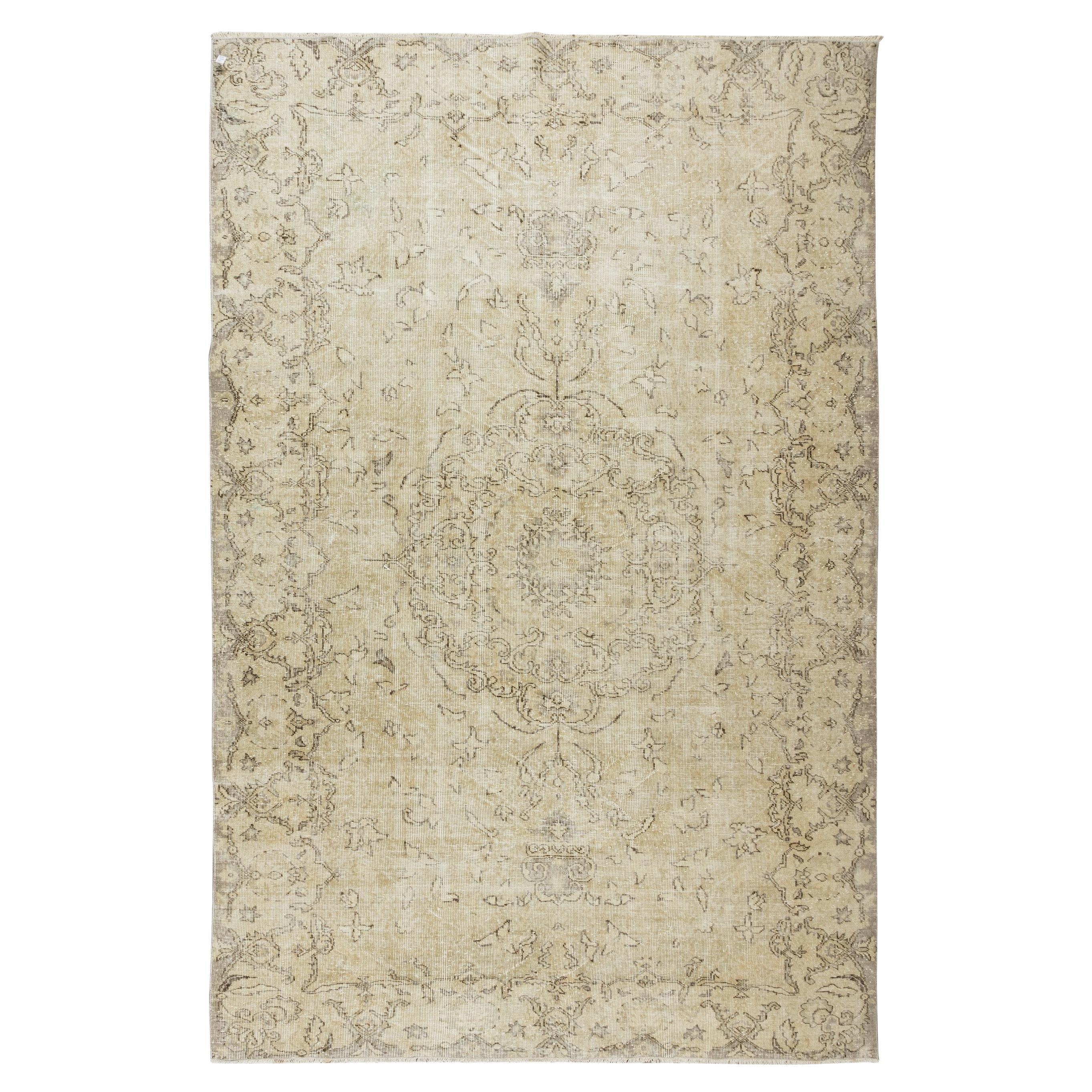 Handmade Carpet Vintage Afghan Oriental Rug, Rustic Red Living Room Rug ...