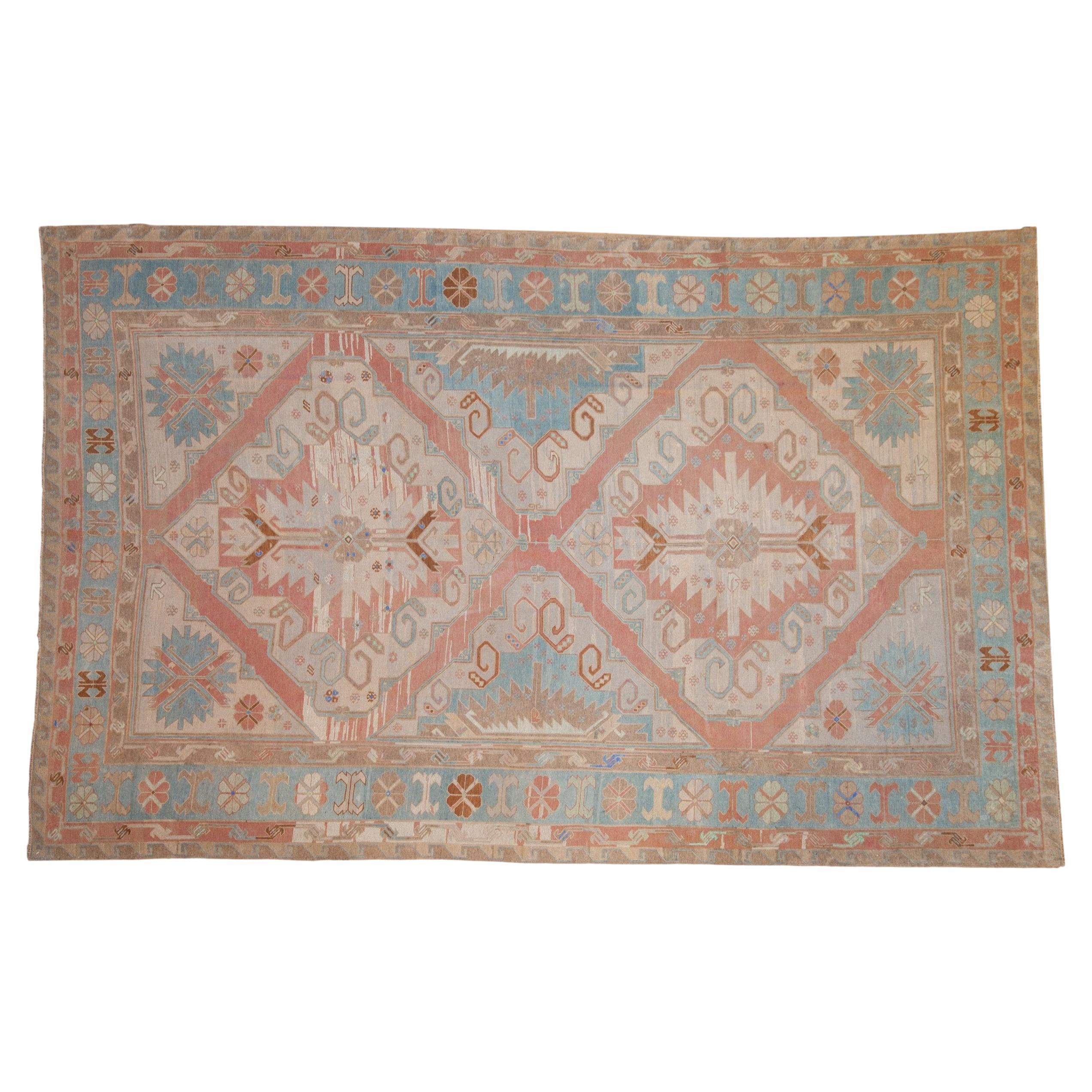 Vintage Distressed Soumac Rug Runner For Sale at 1stDibs