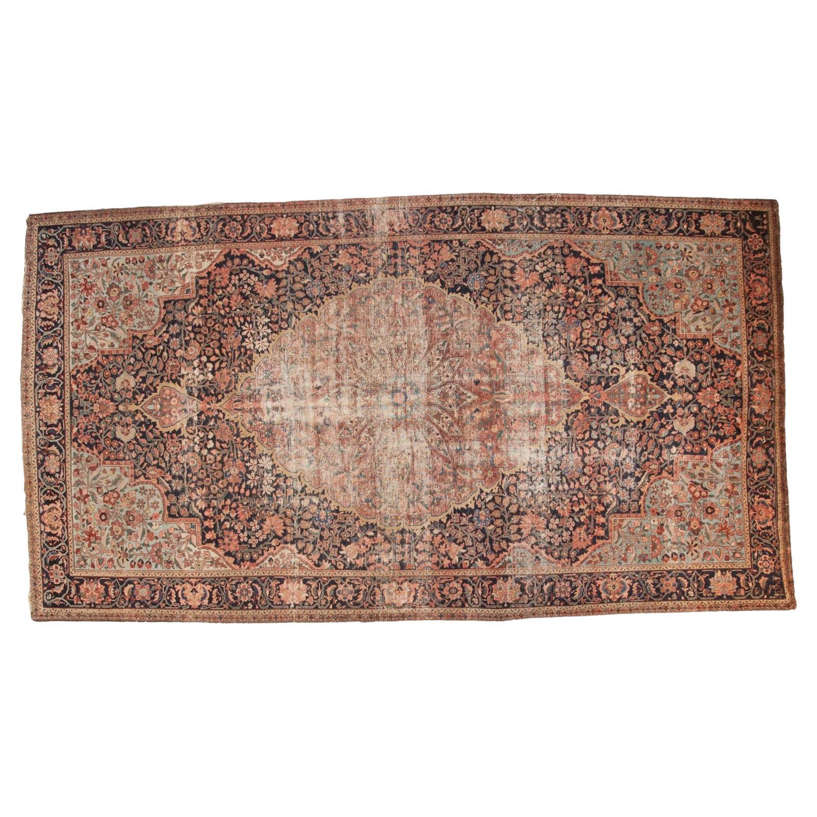 1900 Antique Persian Sarouk Runner Rug at 1stDibs
