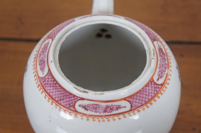 8 Antique 18th Century Qianlong Chinese Export Lowestoft Famille Rose ...