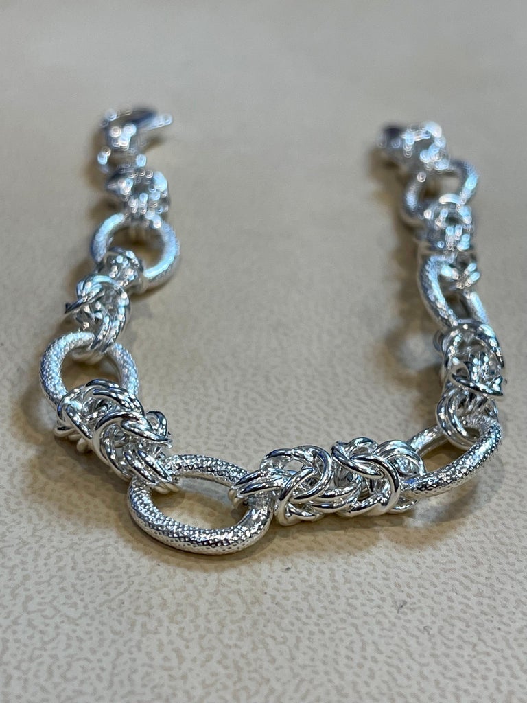 8" Bracelet Timeless Elegance Pure Sterling Silver bracelet at 1stDibs