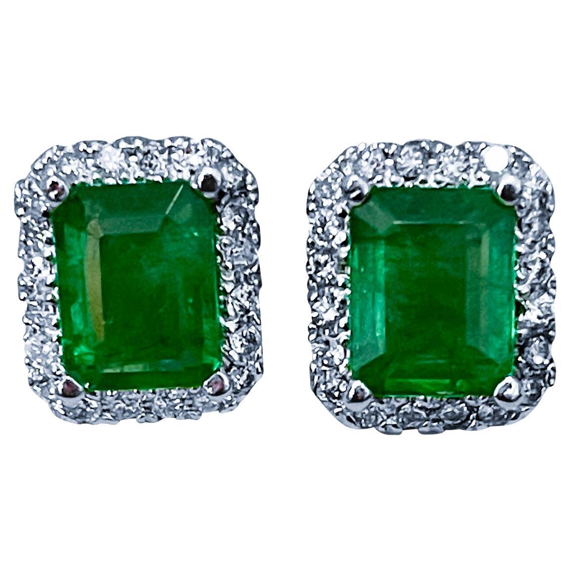 8 Carat Diamond Earrings