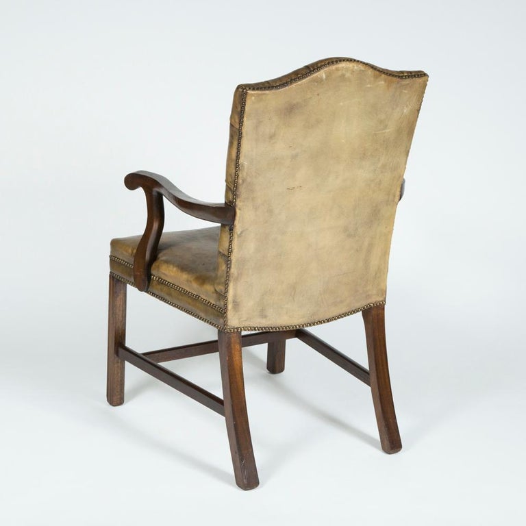 8 Dining Chairs with Leather Button Backs, 2 Carvers and 6 Standard ...