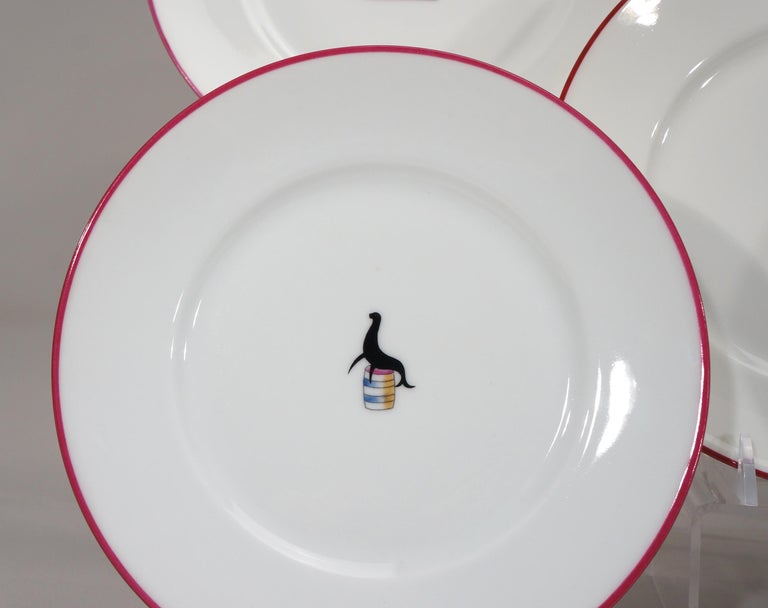 8 Gio Ponti for Ginori "Il Circo" Dessert Plates Circus Subjects Art ...