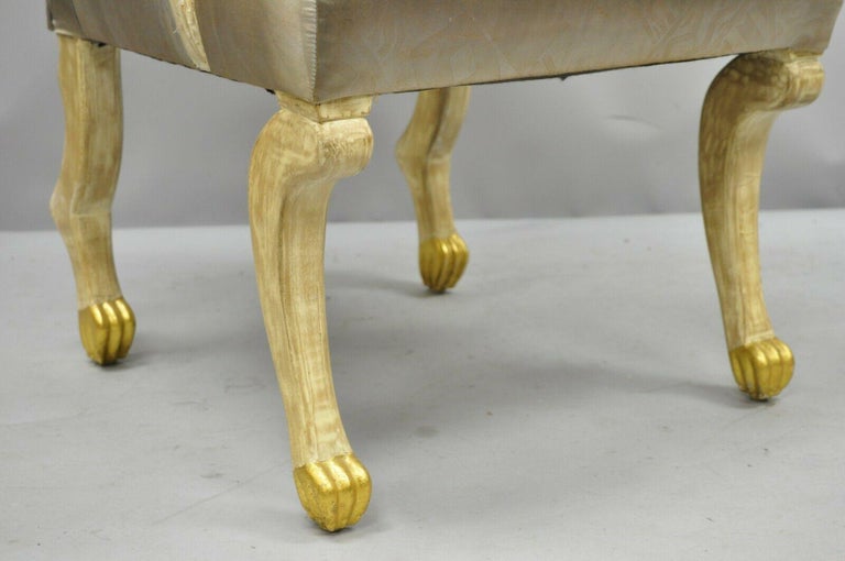 8 Hoof Paw Foot Regency Dining Chairs After the Etruscan Chair by John ...