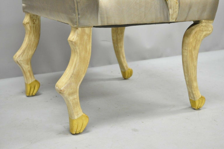 8 Hoof Paw Foot Regency Dining Chairs After The Etruscan Chair By John