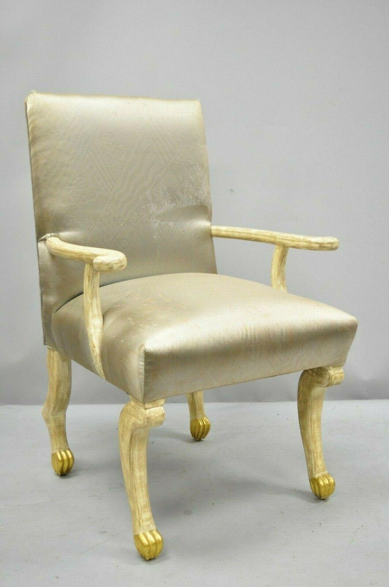8 Hoof Paw Foot Regency Dining Chairs After The Etruscan Chair By John