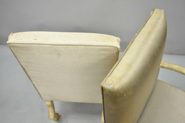 8 Hoof Paw Foot Regency Dining Chairs After The Etruscan Chair By John