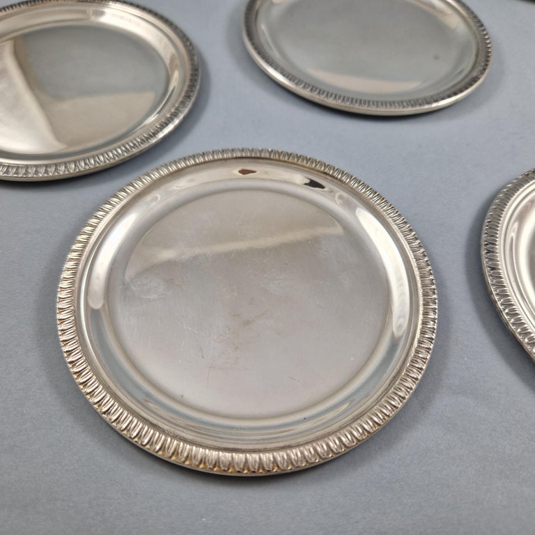 8 Solid Silver Bread Plates For Sale at 1stDibs
