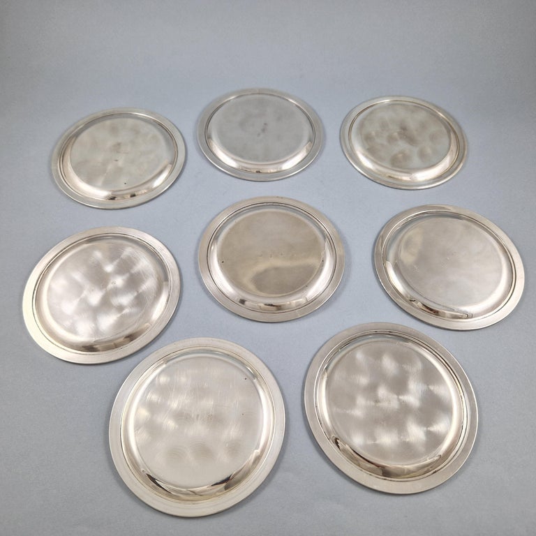 8 Solid Silver Bread Plates For Sale at 1stDibs