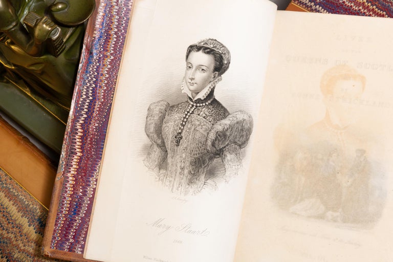 8 Volumes, Agnes Strickland, Lives Of The Queens Of Scotland at 1stDibs