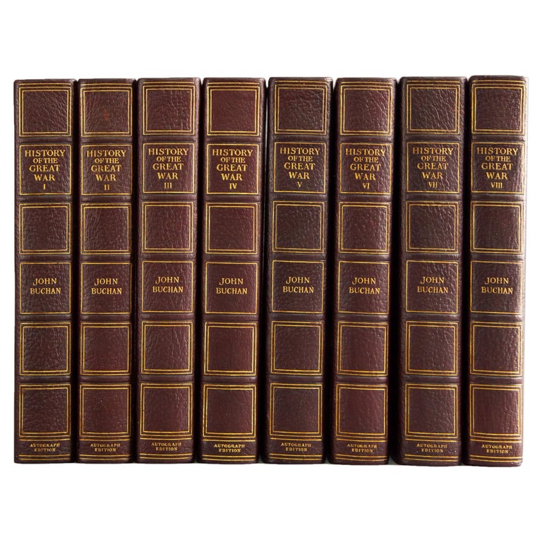 8 Volumes, John Buchan, History of the Great War For Sale at 1stDibs