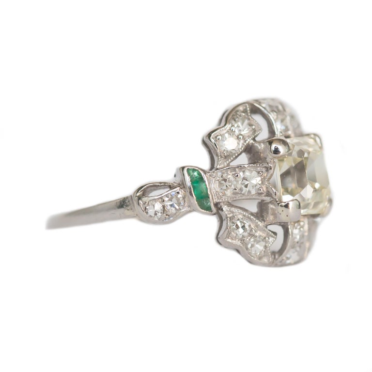 .80 Carat Diamond Platinum Engagement Ring For Sale (Free Shipping) at ...