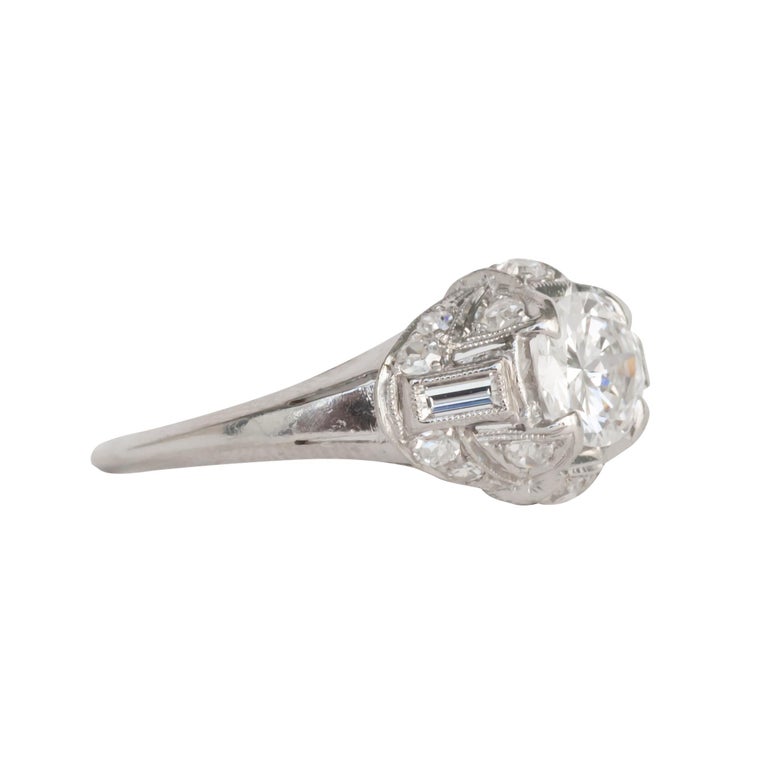 .80 Carat Diamond Platinum Engagement Ring For Sale at 1stDibs