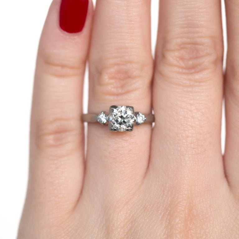 .80 Carat Diamond Platinum Engagement Ring For Sale at 1stDibs | .80 ...