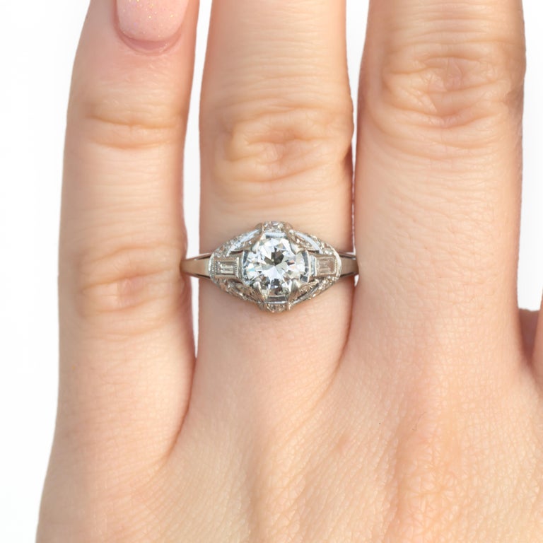 .80 Carat Diamond Platinum Engagement Ring For Sale at 1stDibs