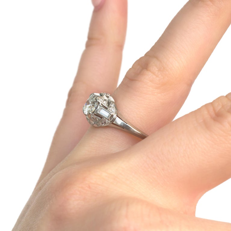 .80 Carat Diamond Platinum Engagement Ring For Sale at 1stDibs