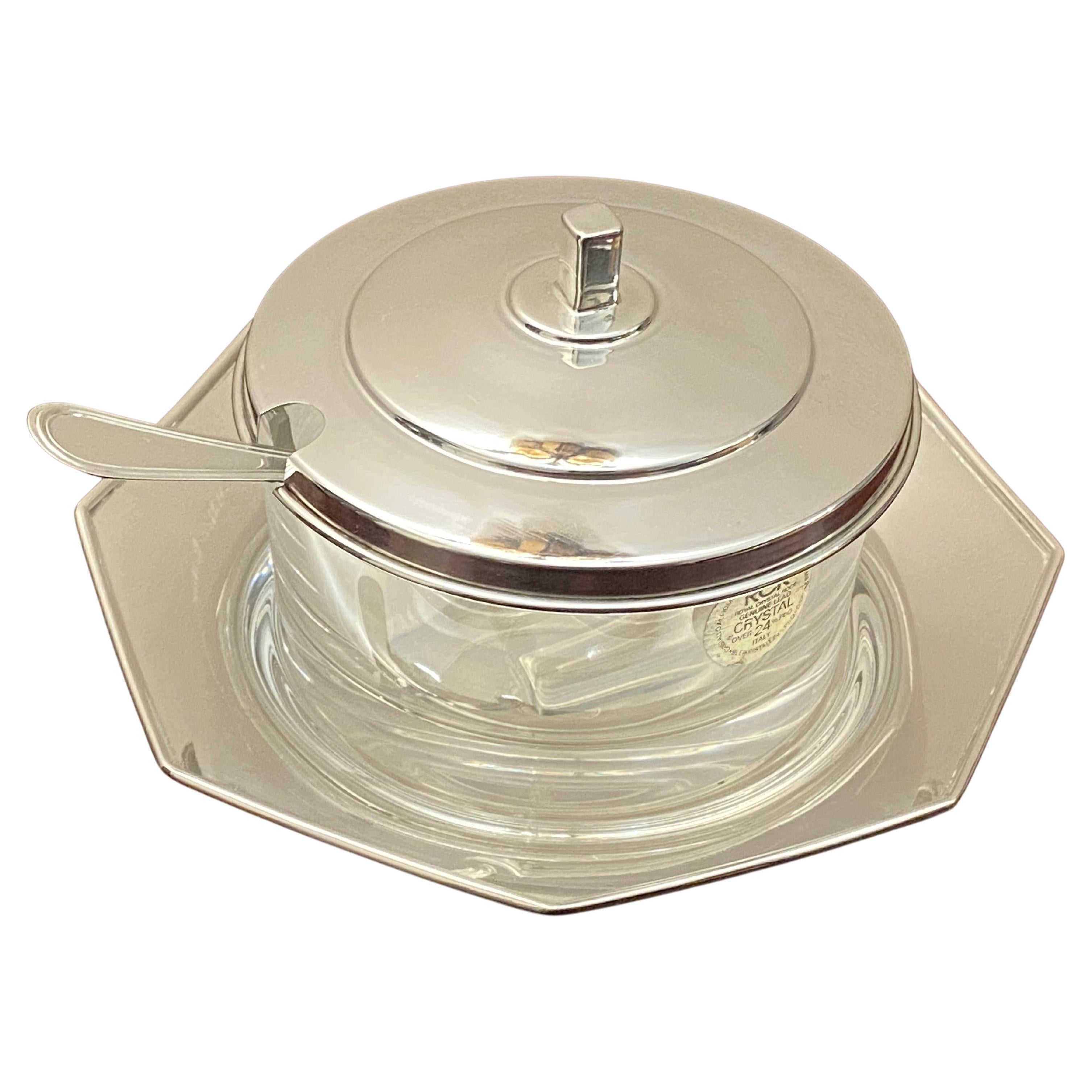 800 Silver Ice Bucket Set and 800 Silver Clamp For Sale at 1stDibs