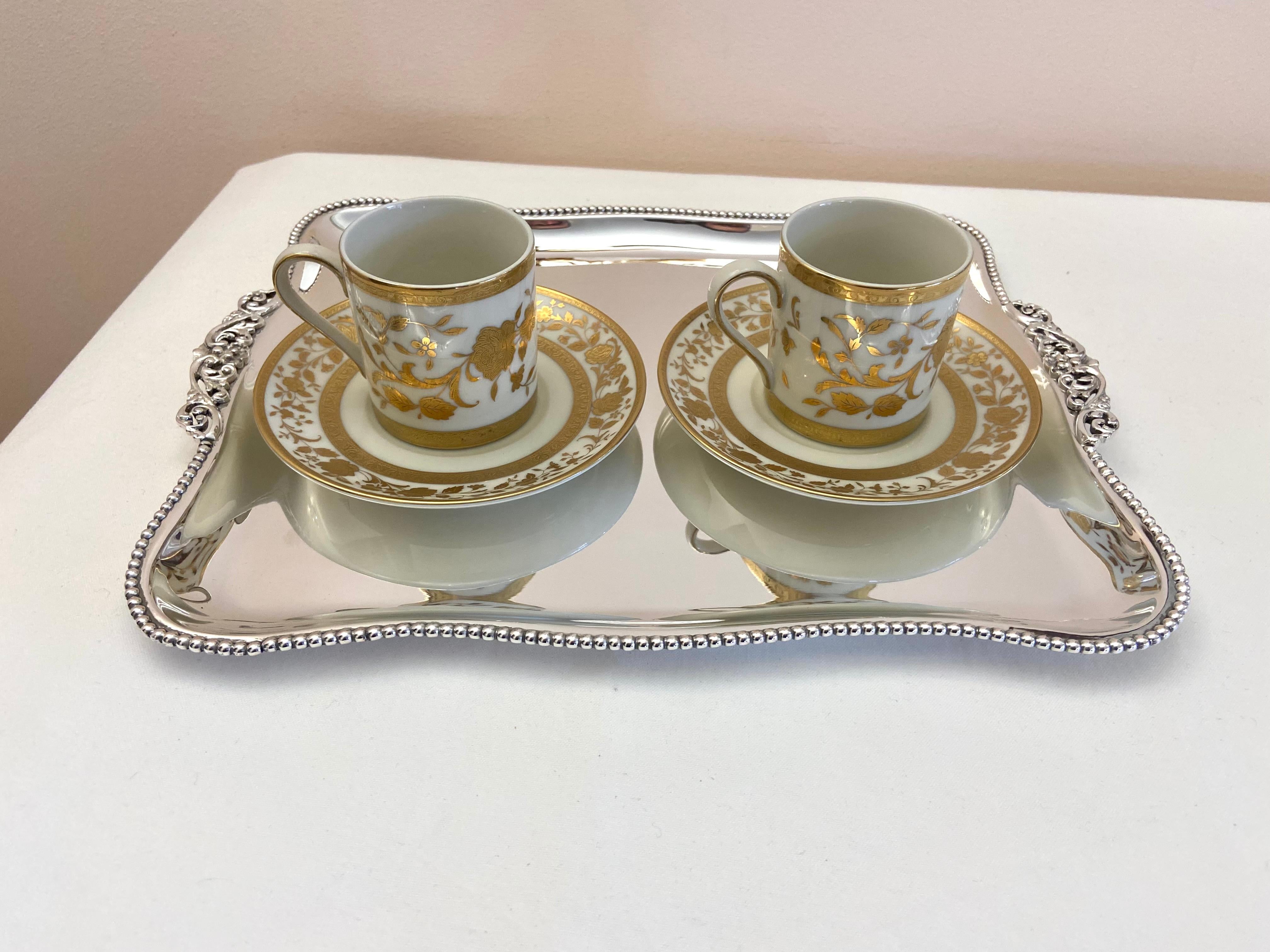 800 Silver Tray, Made in Italy For Sale at 1stDibs | how is silver ...