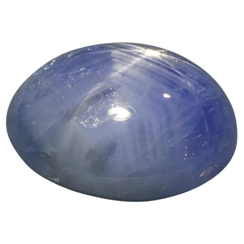 8.05ct Oval Cabochon Blue Star Sapphire from Sri Lanka, Unheated For ...