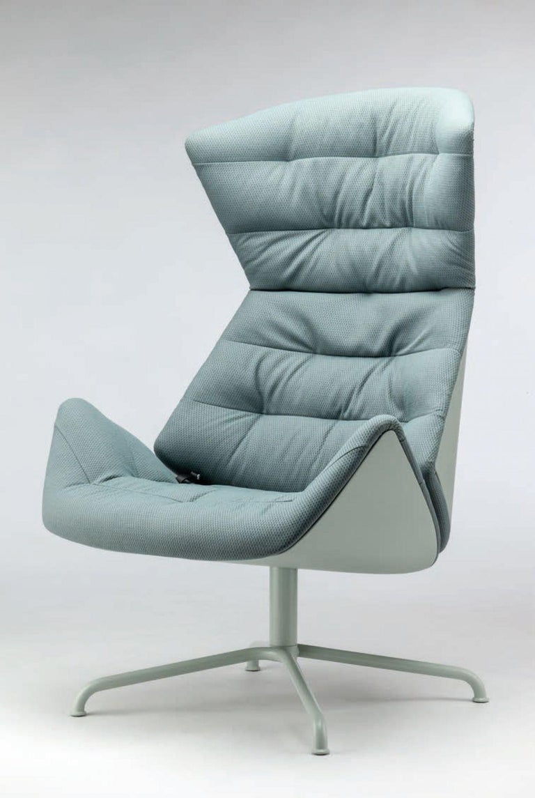 808 Swivel Recliner Lounge Chair with Ottoman Designed by Formstelle ...